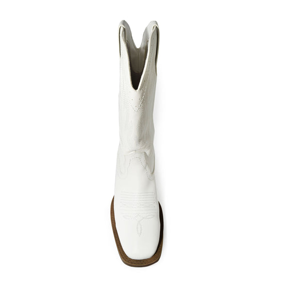 WEST-01 Faux Leather Western Square Toe Cowboy Boots – Wild Diva
